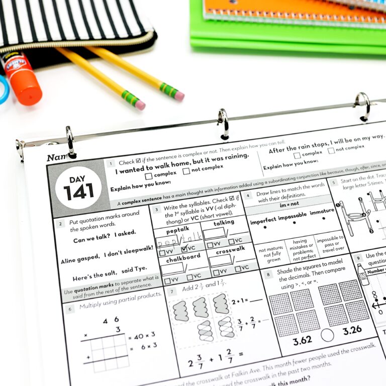 4th Grade Morning Work Term 4 • Fourth Grade Spiral Review + Google ...