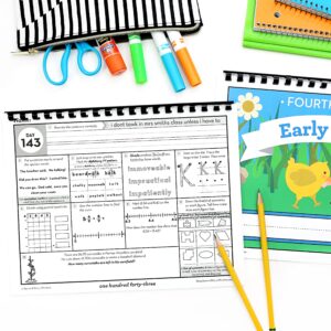 4th Grade Morning Work Term 4 • Fourth Grade Spiral Review + Google ...