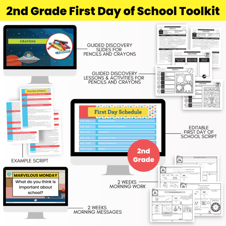 The First Day of School in 2nd Grade