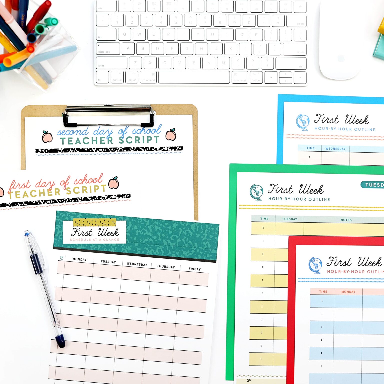First Day of School Lesson Plan and Planning Guide for First Week