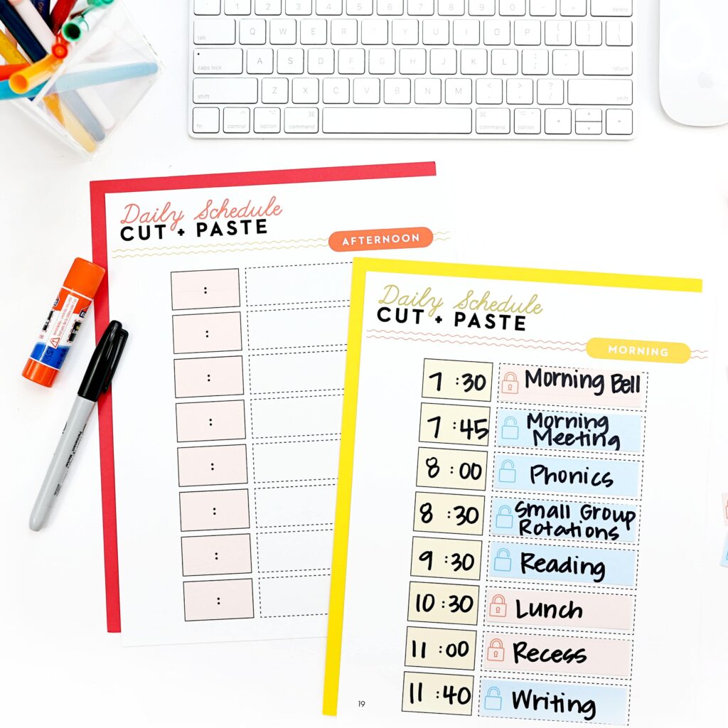 First Day of School Lesson Plan and Planning Guide for First Week