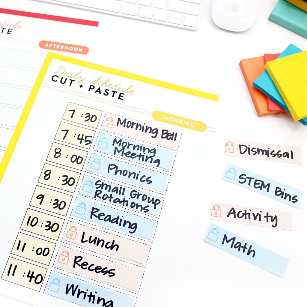 First Day of School Lesson Plan and Planning Guide for First Week