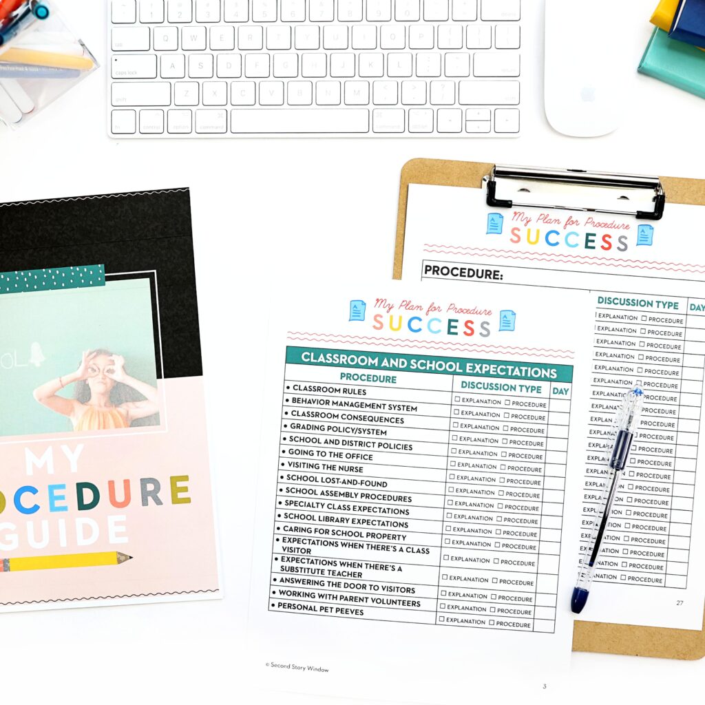 Classroom Procedures and Routines Planning Guide and Checklist