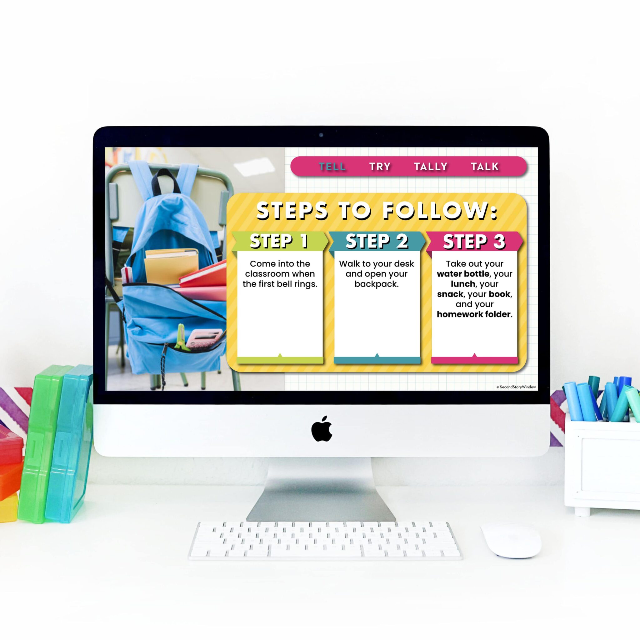 Back to School Activities Mega Bundle Procedures, Lessons, Slides