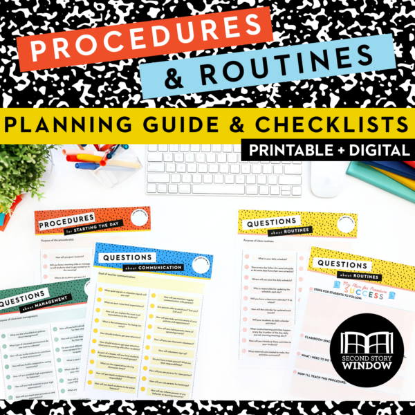 Classroom Procedures and Routines Planning Guide and Checklist Classroom Procedures and Routines Planning Guide and Checklist