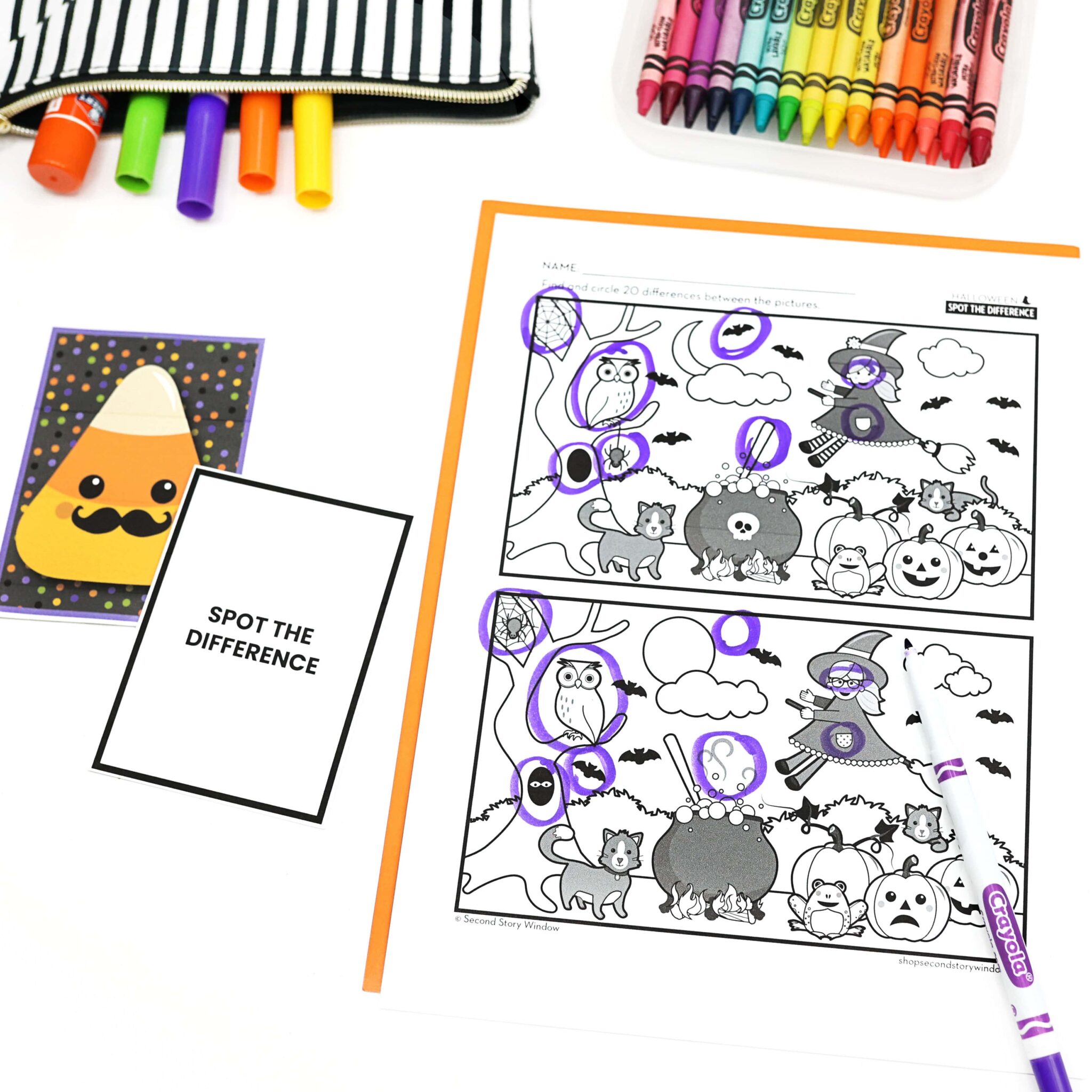 Halloween Quick Activities for October and Classroom Parties
