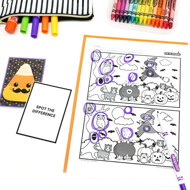 Halloween Quick Activities for October and Classroom Parties
