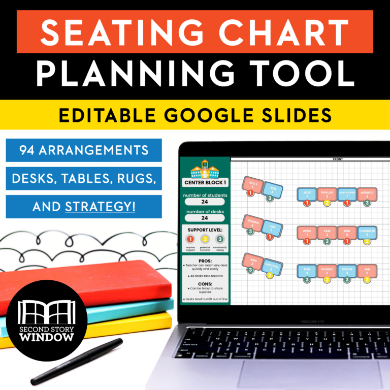 Editable Classroom Seating Chart Maker Tool for Management