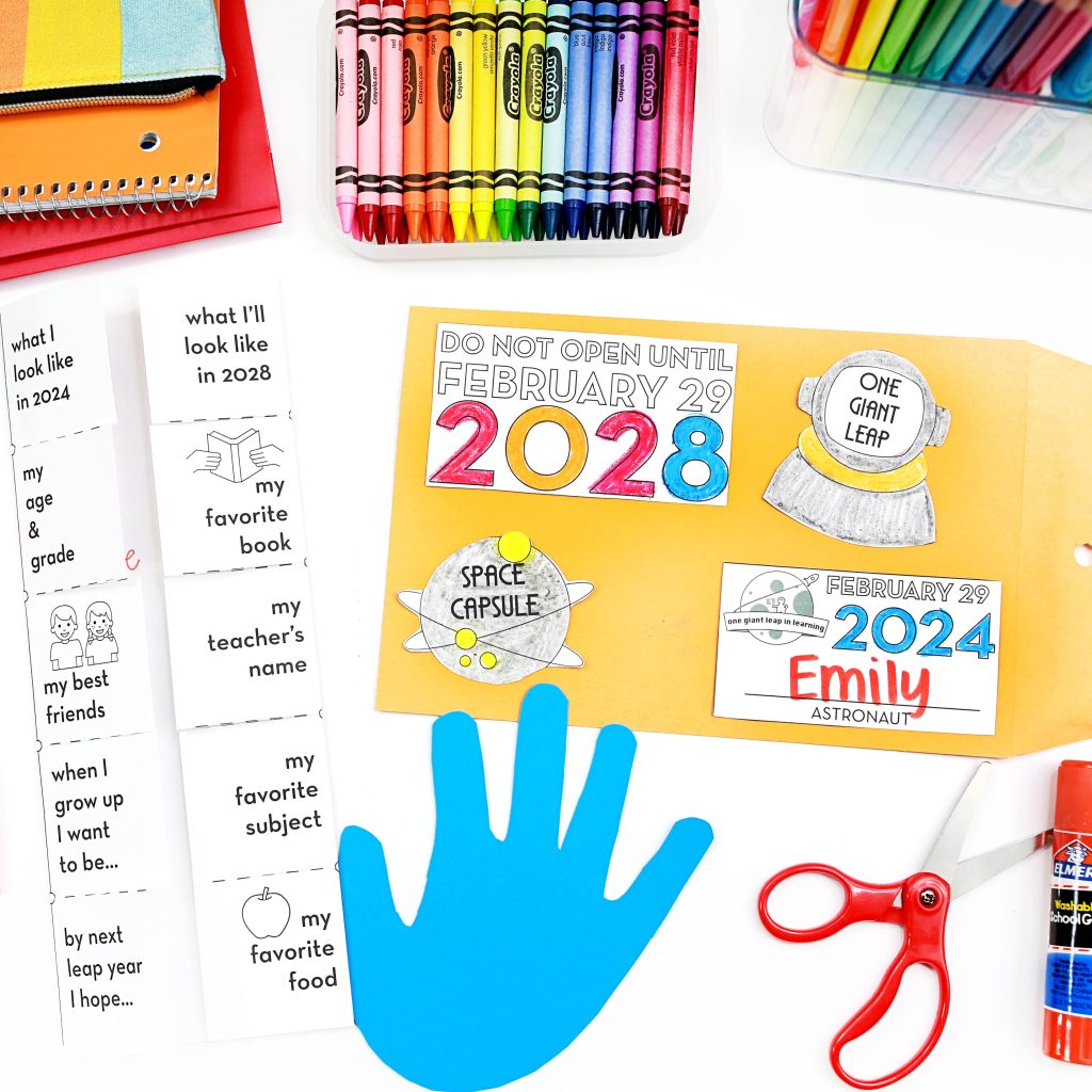 Leap Day Differentiated Leap Year Activities for Space Theme Review Day ...