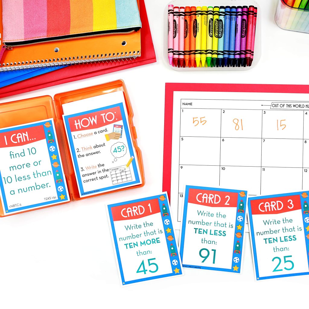 Space Theme Day Differentiated End of Year Review Activities - Second ...