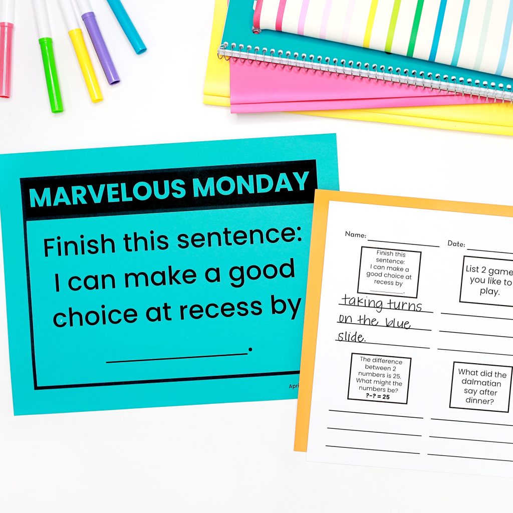 2nd Grade August Morning Messages Google Slides and Printables for ...