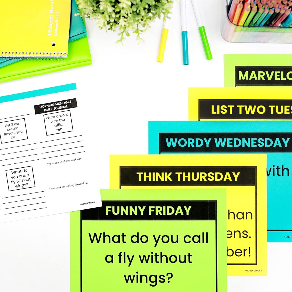 4th Grade January Morning Messages Google Slides and Printables for ...