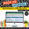 Back to School Checklists for First Day and First Week of School